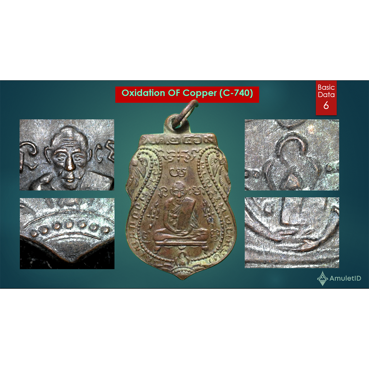 Oxidation of Copper Coin : ข้อมูลอัตลักษณ์พระเครื่องโดย amuletid.com